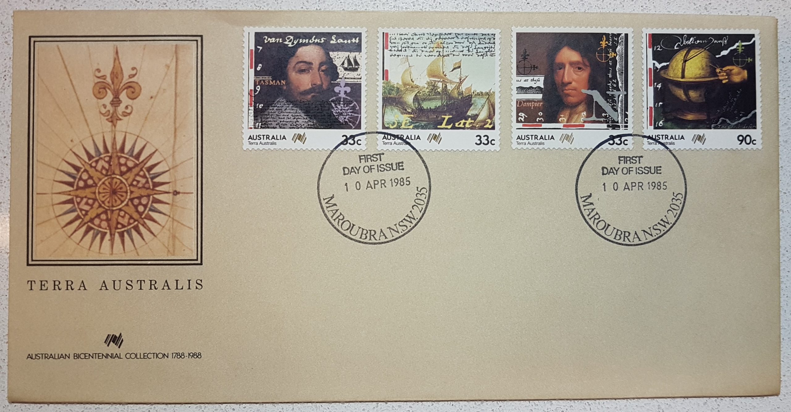 @1985 Terra Australis FDC – TC Stamps & Coins