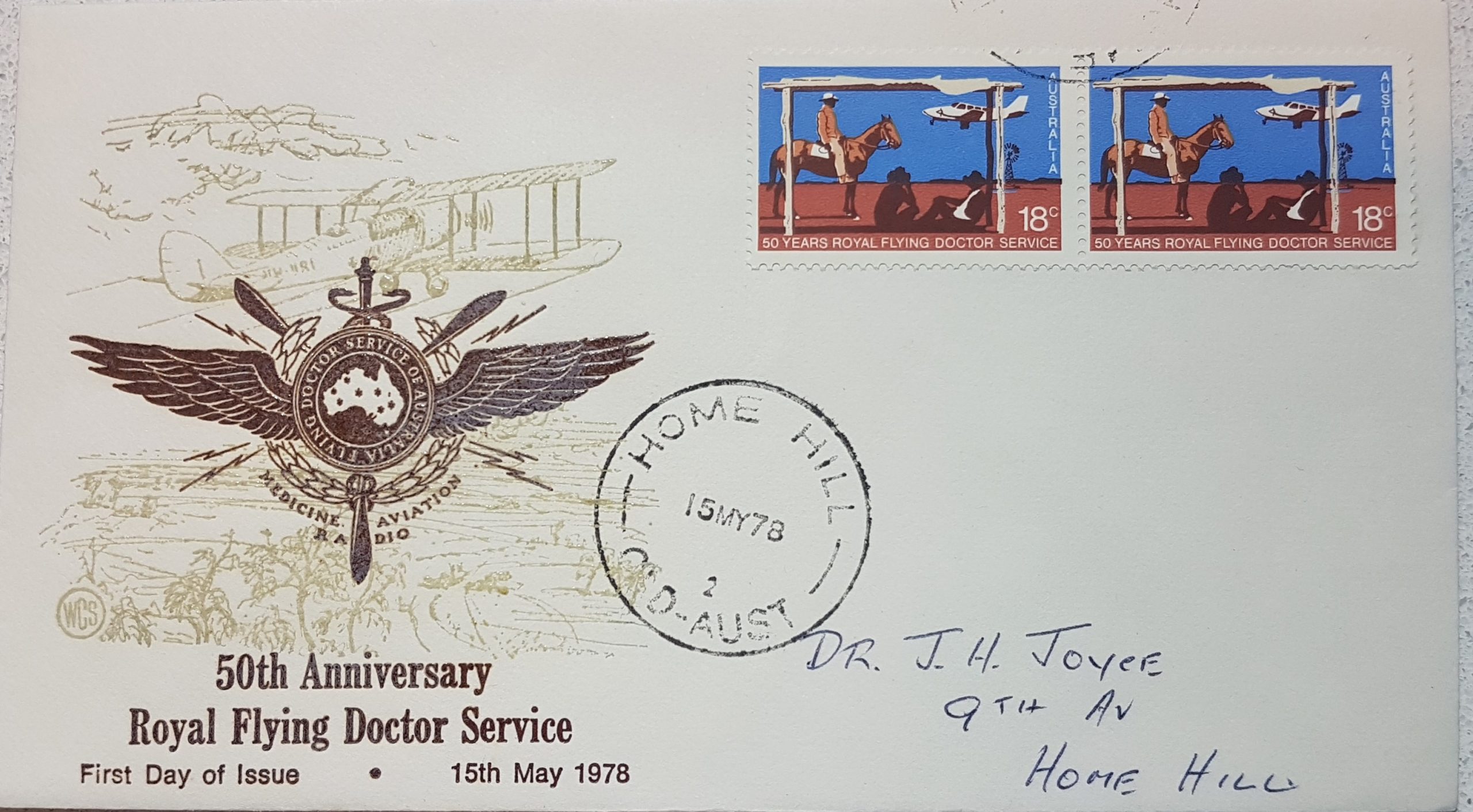 @1978 50th Anniversary of Royal Flying Doctors Service FDC – TC Stamps ...